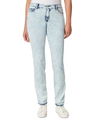 Gloria Vanderbilt Straight-Fit Slim-Leg Jeans - Macy's
