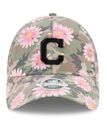 New Era Women's Camo Cleveland Indians Floral Morning 9TWENTY ...
