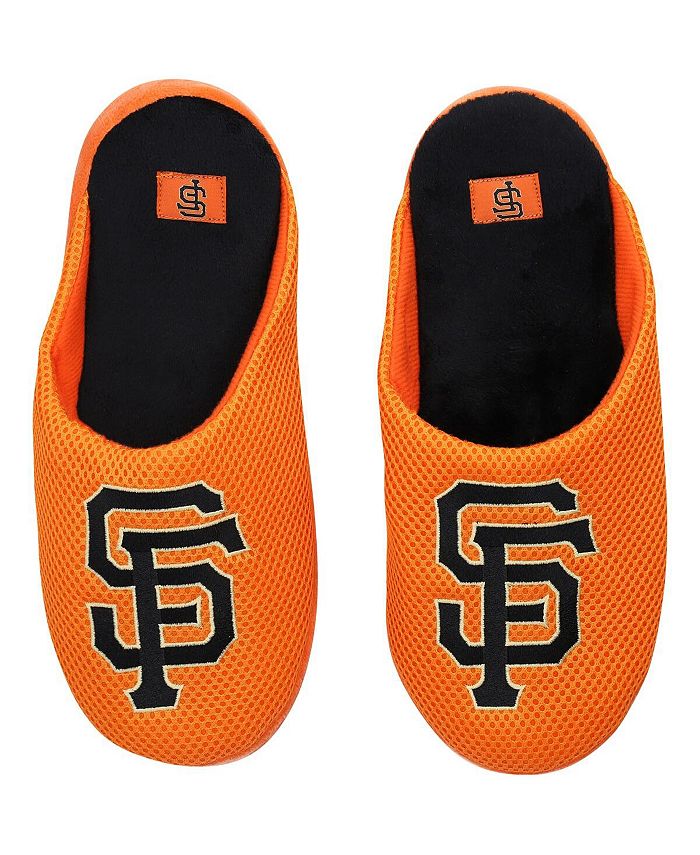 FOCO Men's San Francisco Giants Big Logo Colorblock Mesh Slippers - Macy's