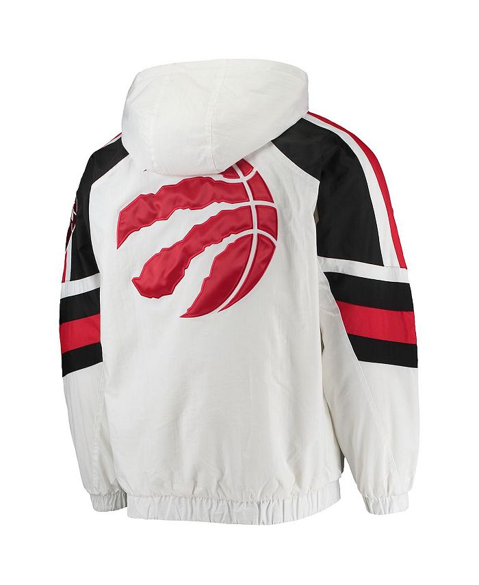 Starter Men's White, Black Toronto Raptors The Pro Iii Quarter-Zip ...