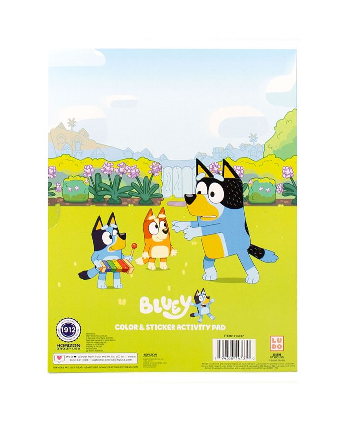 Bluey Coloring and Activity Book Set, 6 Pieces - Macy's