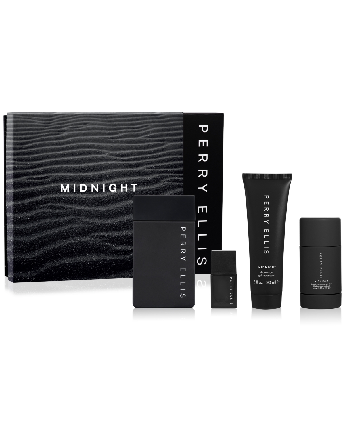 Perry Ellis Men's 4-pc. Midnight Eau De Toilette Gift Set | ModeSens