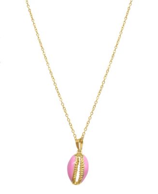 ADORNIA Pink Cowrie Shell Necklace - Macy's