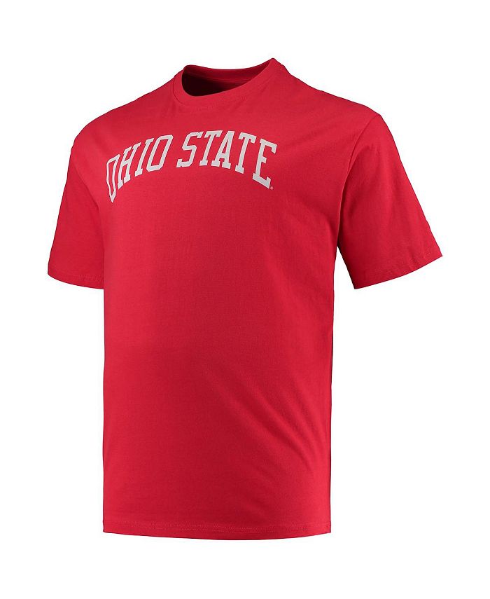Champion Men's Scarlet Ohio State Buckeyes Big and Tall Arch Team Logo ...