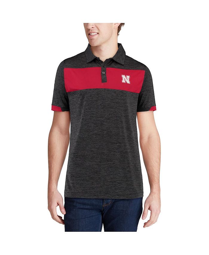 Colosseum Men's Black Nebraska Huskers Nelson Polo Shirt - Macy's