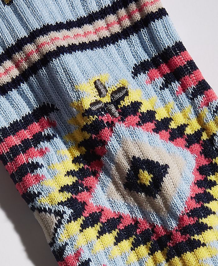 Sun + Stone Men's Aztec Crew Socks, Created for Macy's - Macy's