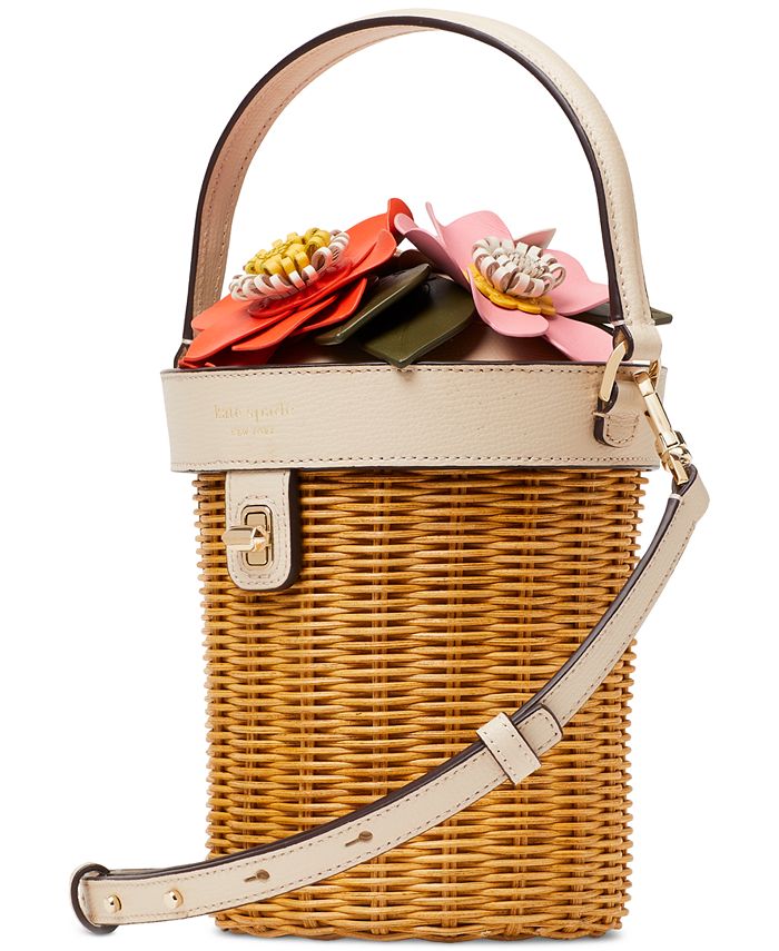 kate spade new york Petal Wicker Crossbody - Macy's