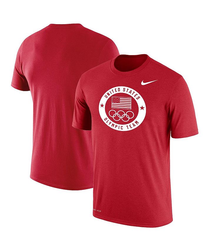 Nike Men's Red Team USA Team Performance T-shirt - Macy's