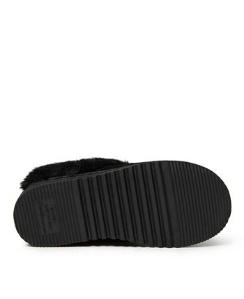 Dearfoams Women's Ellison Genuine Suede Closed Toe Scuff - Macy's