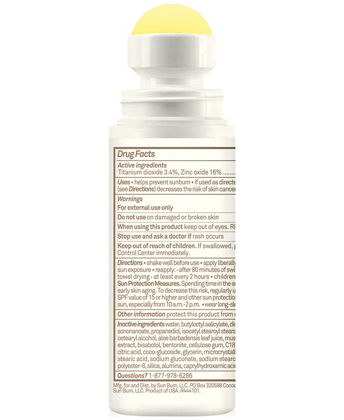 Sun Bum Mineral Sunscreen Roll-On Lotion SPF 50 - Macy's