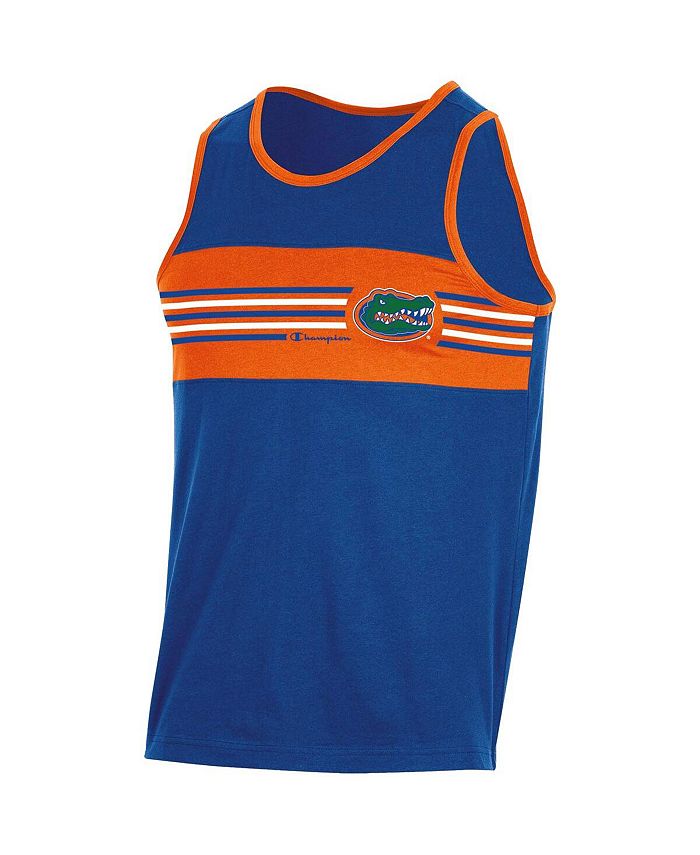 Champion Men's Royal Florida Gators Colorblock Tank Top - Macy's