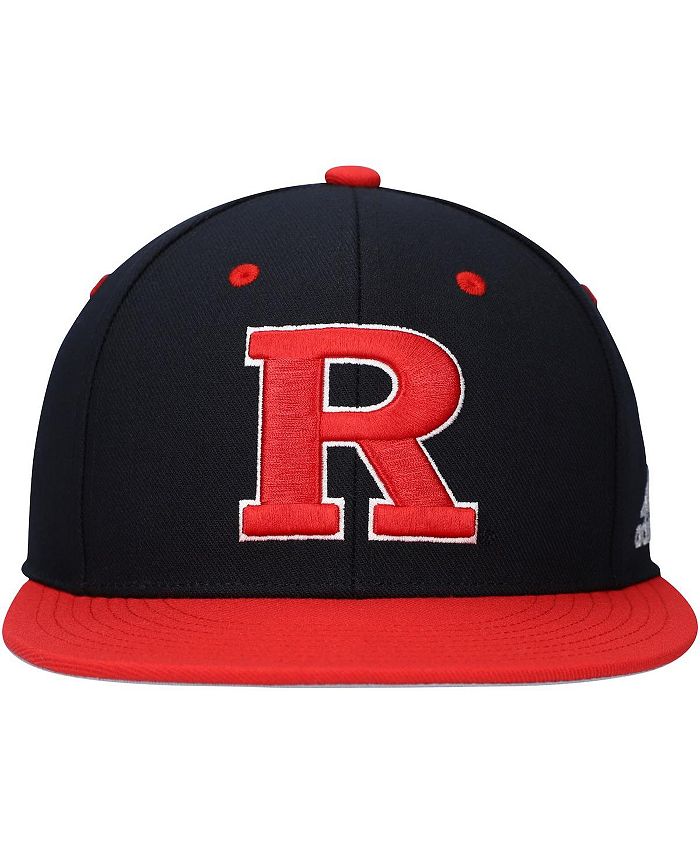 adidas Men's Black Rutgers Scarlet Knights On-Field Baseball Fitted Hat ...
