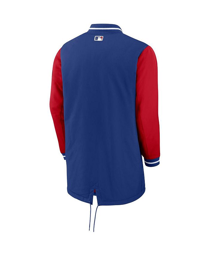 Nike Men's Royal Chicago Cubs Dugout Performance Full-Zip Jacket - Macy's