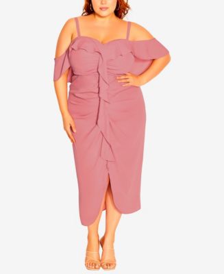 City Chic Trendy Plus Size Va Va Voom Dress - Macy's