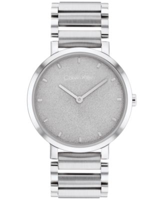 Calvin Klein Stainless Steel Bracelet Watch 34mm - Macy's