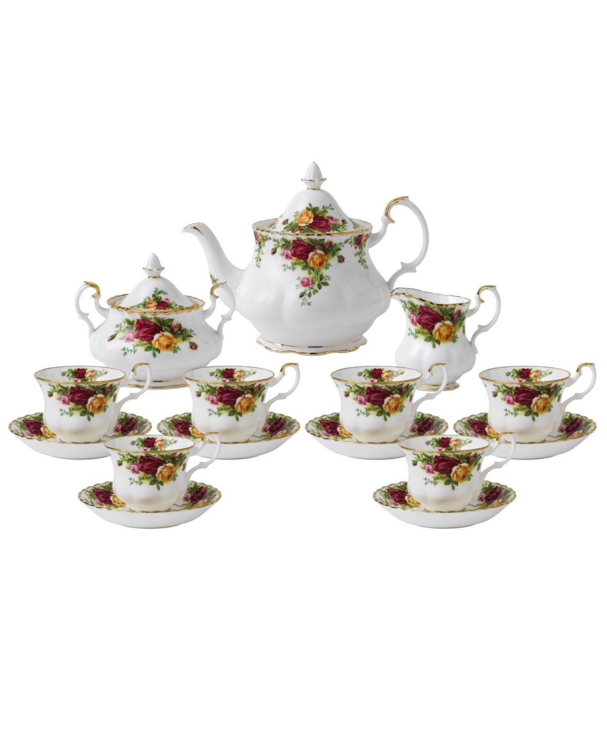 Click here for Old Country Roses Tea Set  15 Pieces - Multi prices