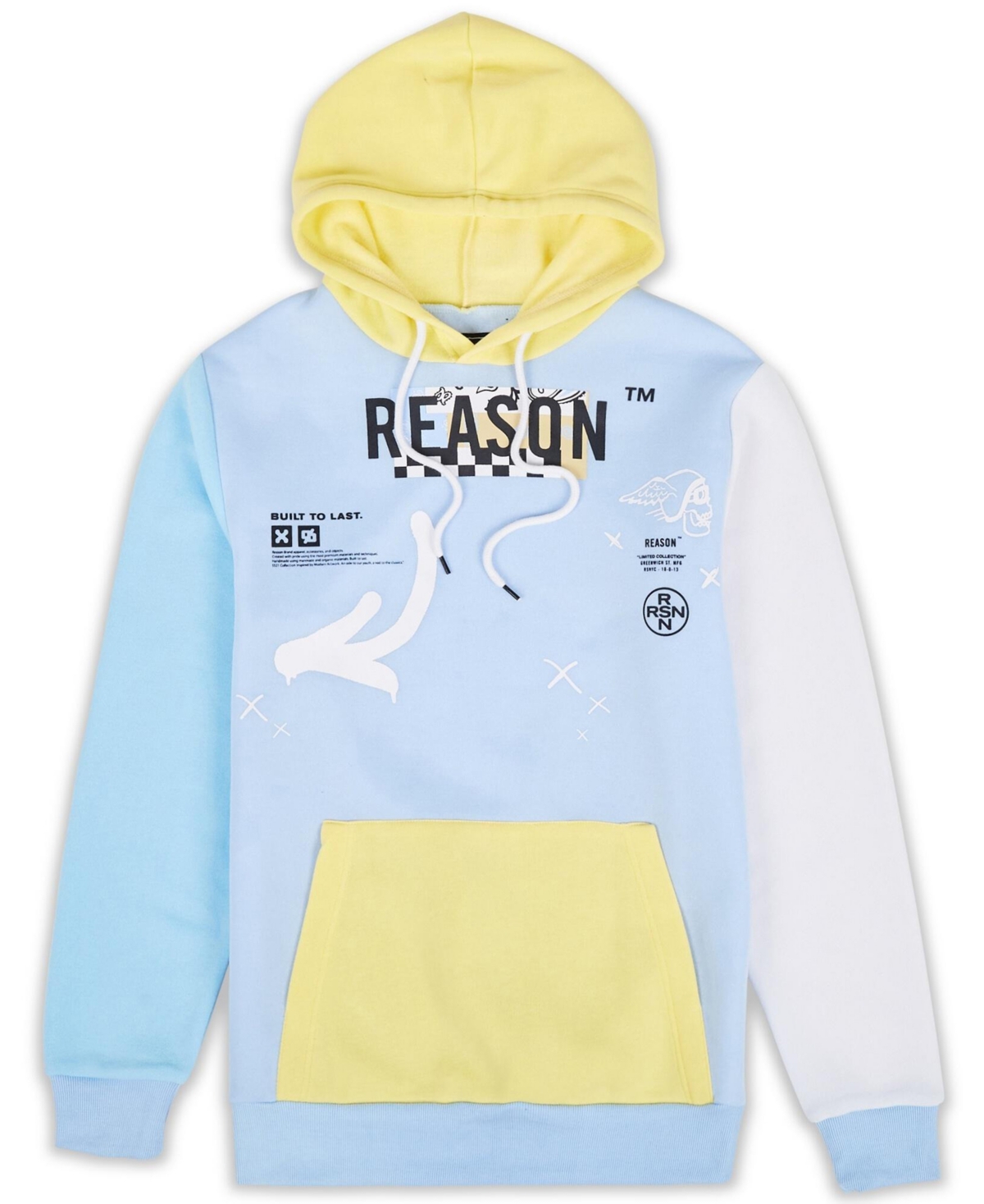 Reason Men's Design Studio Hoodie In Blue | ModeSens