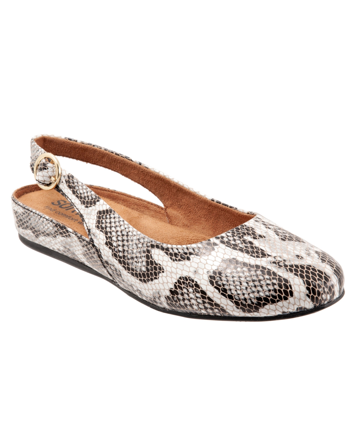 Click here for Softwalk Sandy Flat - Black white snake prices