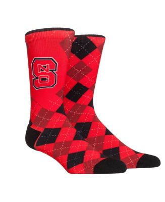 Men's Rock Em Socks NC State Wolfpack HyperOptic Argyle Dress Socks ...