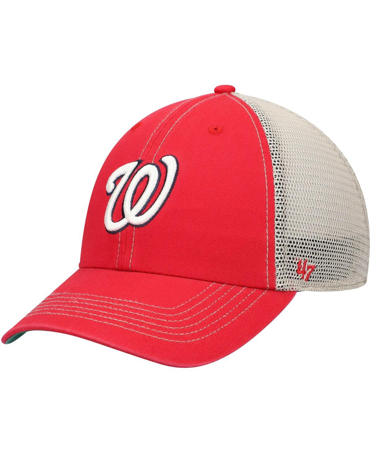 Click here for Mens 47 Red Washington Nationals Trawler Clean Up... prices