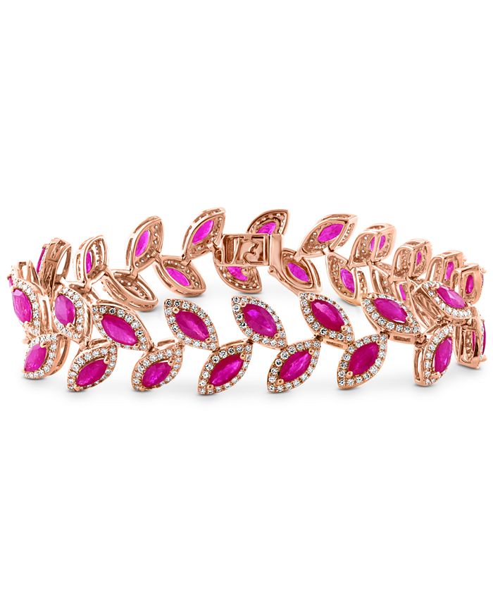 EFFY Collection EFFY® Ruby (12-5/8 ct. t.w.) & Diamond (2-1/2 ct. t.w ...