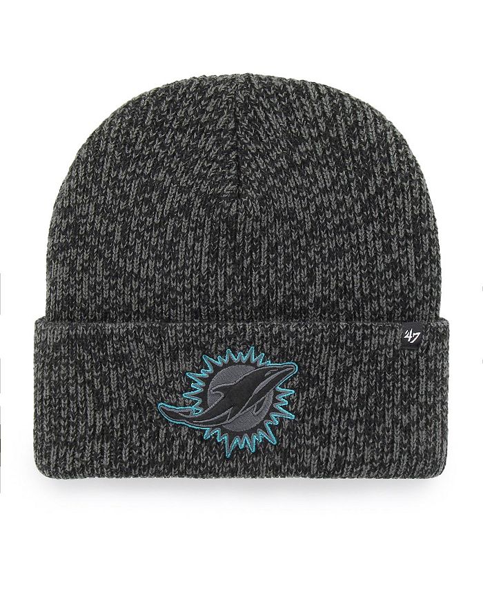 '47 Brand Men's '47 Heathered Charcoal Miami Dolphins Brain Freeze ...
