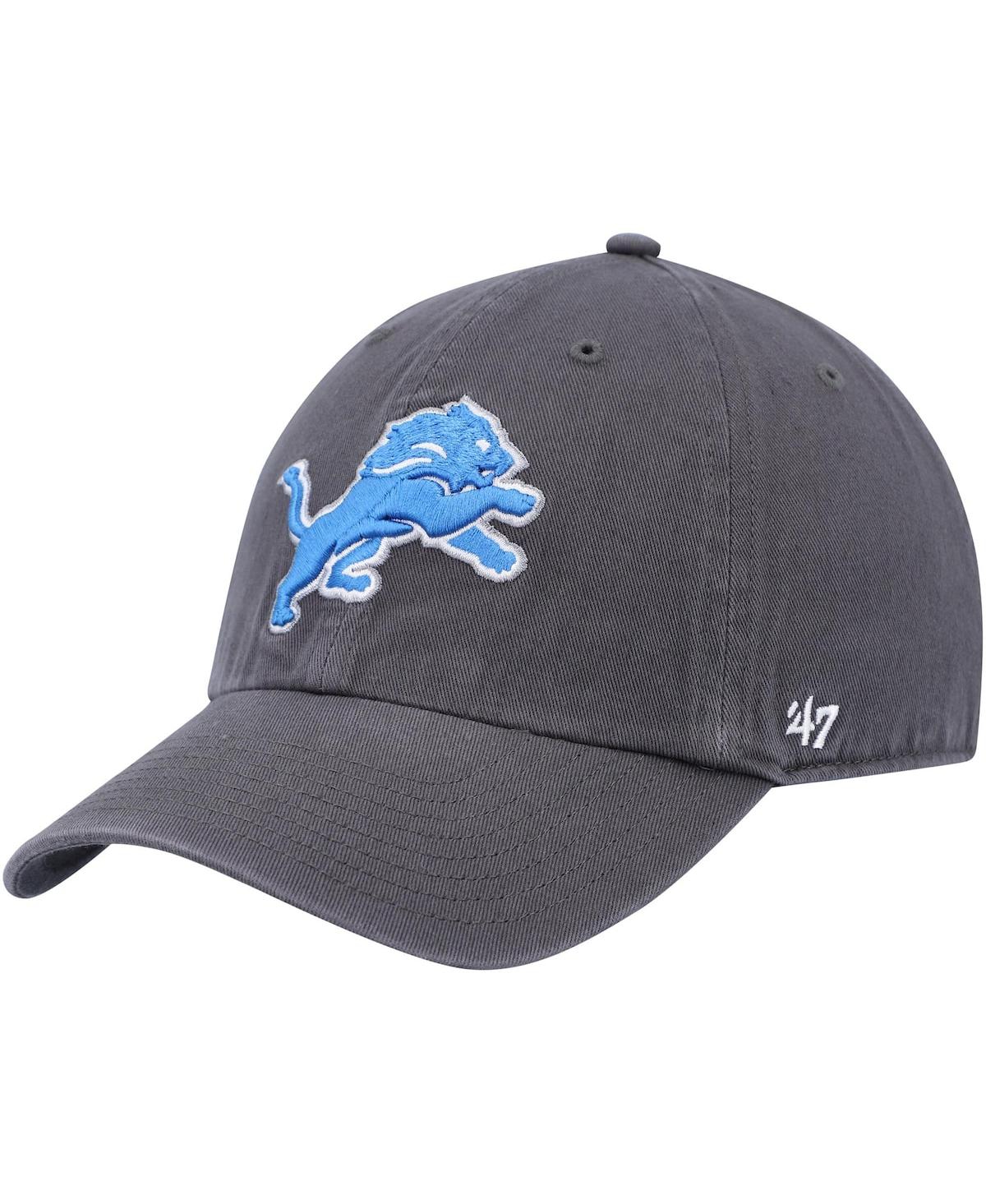 Click here for Mens 47 Charcoal Detroit Lions Secondary Clean Up... prices