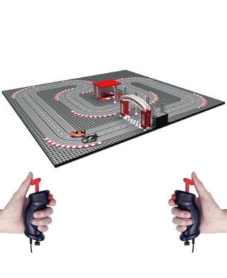 Micro Slot Car Racing Set Toy - 1:87 Scale - Large Track Set, 29 Piece ...