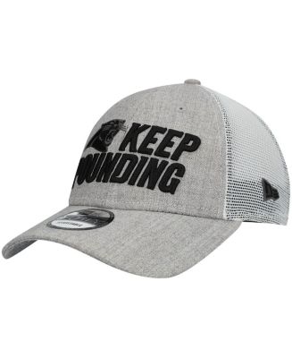 Men's New Era Gray Carolina Panthers Keep Pounding Trucker 9Forty ...