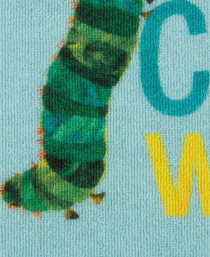 Eric Carle Elementary 123 Count With Me 2' 11" x 2' 11" Round Area Rug ...