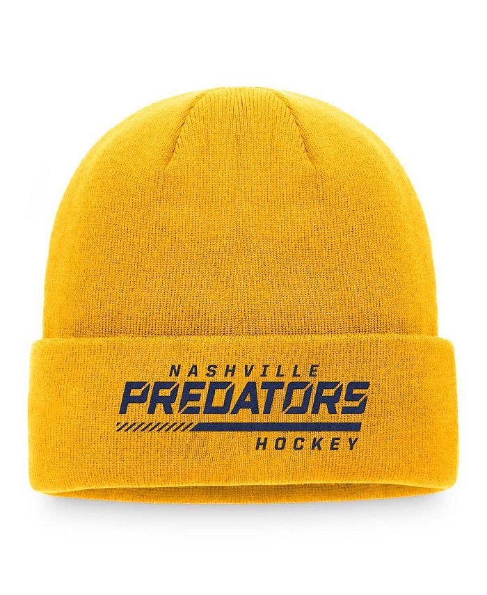 Fanatics Men's Gold Nashville Predators Authentic Pro Locker Room ...