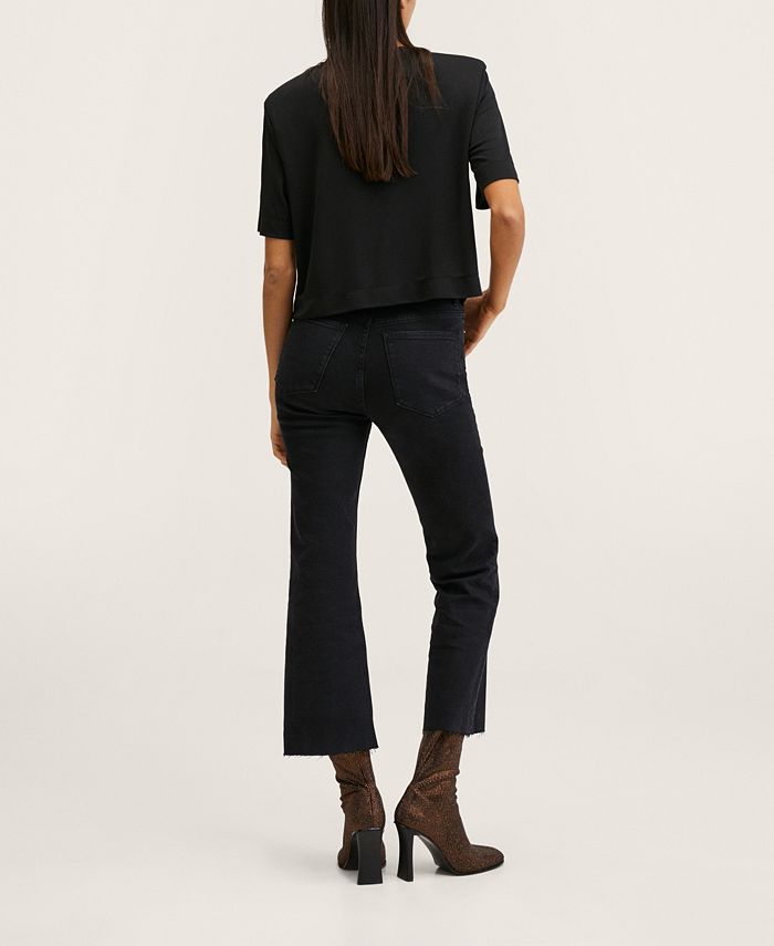 MANGO Women's High-Waist Bootcut Jeans - Macy's