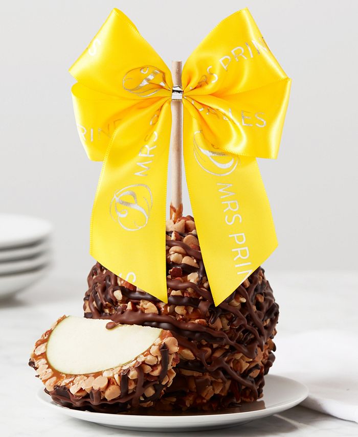 Mrs. Prindables Chocolate Peanut Butter Almond Jumbo Caramel Apple - Macy's