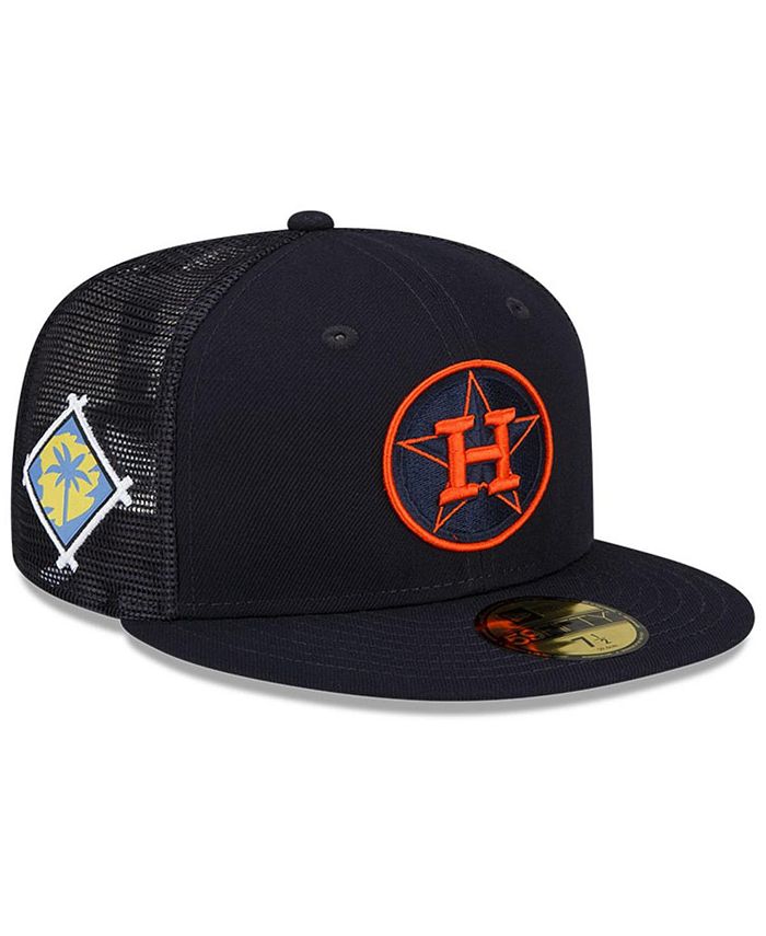 New Era Men's Navy Houston Astros 2022 Spring Training 59FIFTY Fitted ...