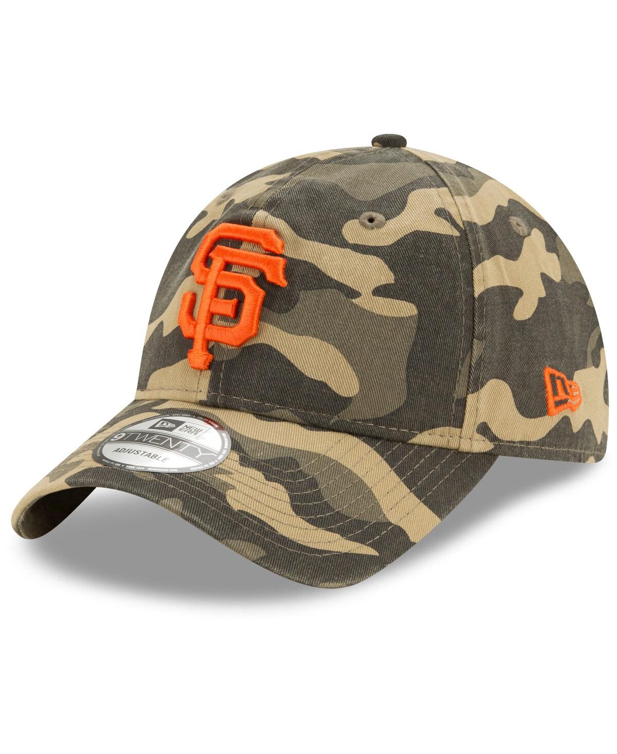New Era Men's Camo San Francisco Giants Tonal Woodland 9twenty Core Classic Adjustable Hat ...