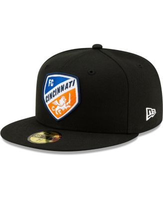 Men's Black FC Cincinnati Primary Logo 59FIFTY Fitted Hat - Macy's
