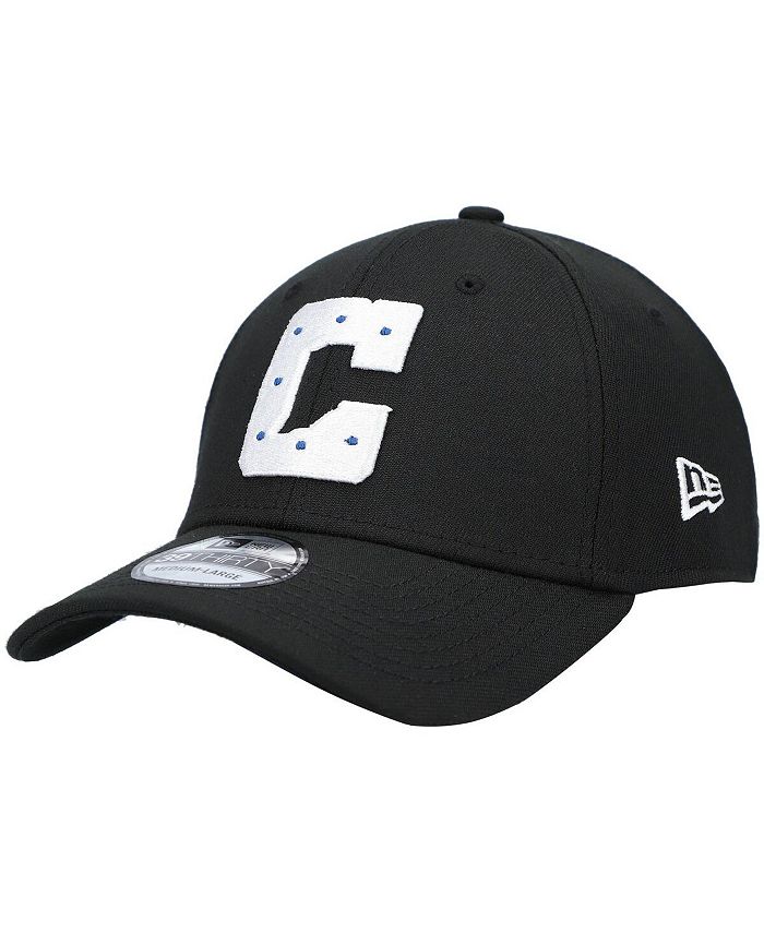 New Era Men's Black Indianapolis Colts Secondary Logo 39THIRTY Flex Hat ...