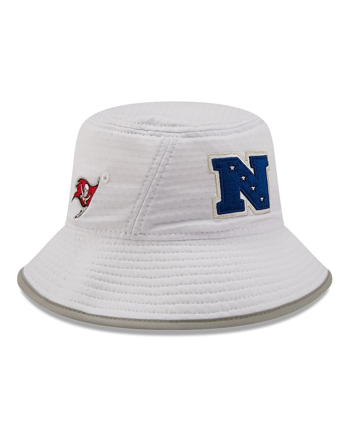 New Era Men's White Tampa Bay Buccaneers Nfc Logo Pro Bowl Bucket Hat ...