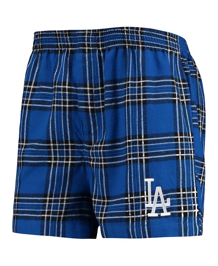 Concepts Sport Men's Royal, Black Los Angeles Dodgers Takeaway Flannel ...