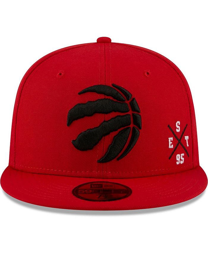 New Era Men's Red Toronto Raptors Multi 59FIFTY Fitted Hat - Macy's