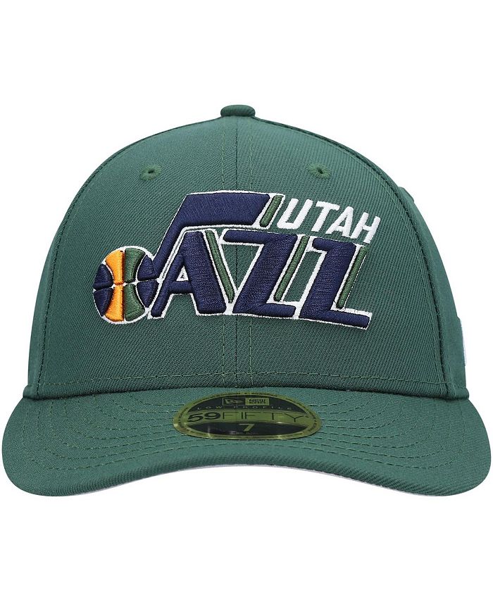 New Era Men's Green Utah Jazz Team Low Profile 59FIFTY Fitted Hat - Macy's