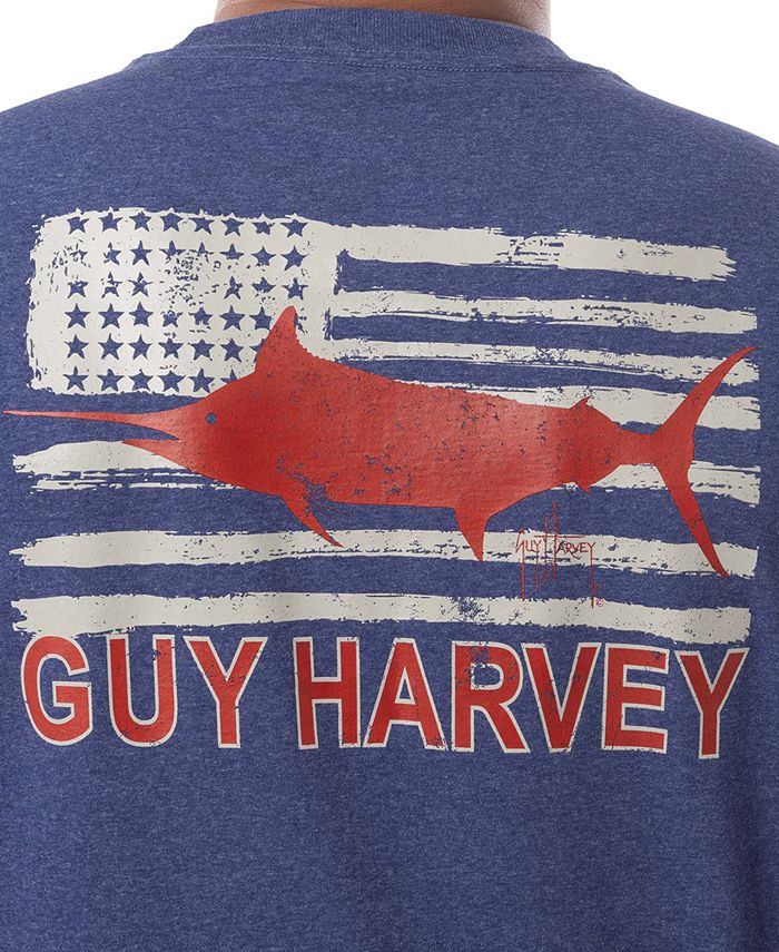 Guy Harvey Men's Threadcycled™ Logo Graphic Pocket T-Shirt - Macy's