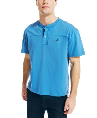 Men's Classic-Fit J-Class Logo Solid Henley T-Shirt