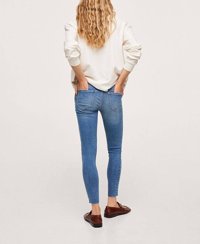 MANGO Women's Crop Skinny Isa Jeans - Macy's