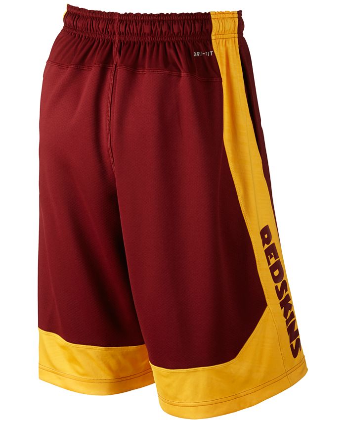 Nike Men's Washington Redskins Fly XL Dri-FIT Shorts - Macy's
