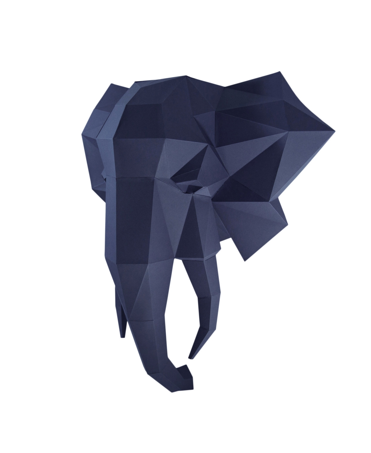 Papercraft World 3D Papercraft Wall Art Diy Kit, Elephant Head Kit ...