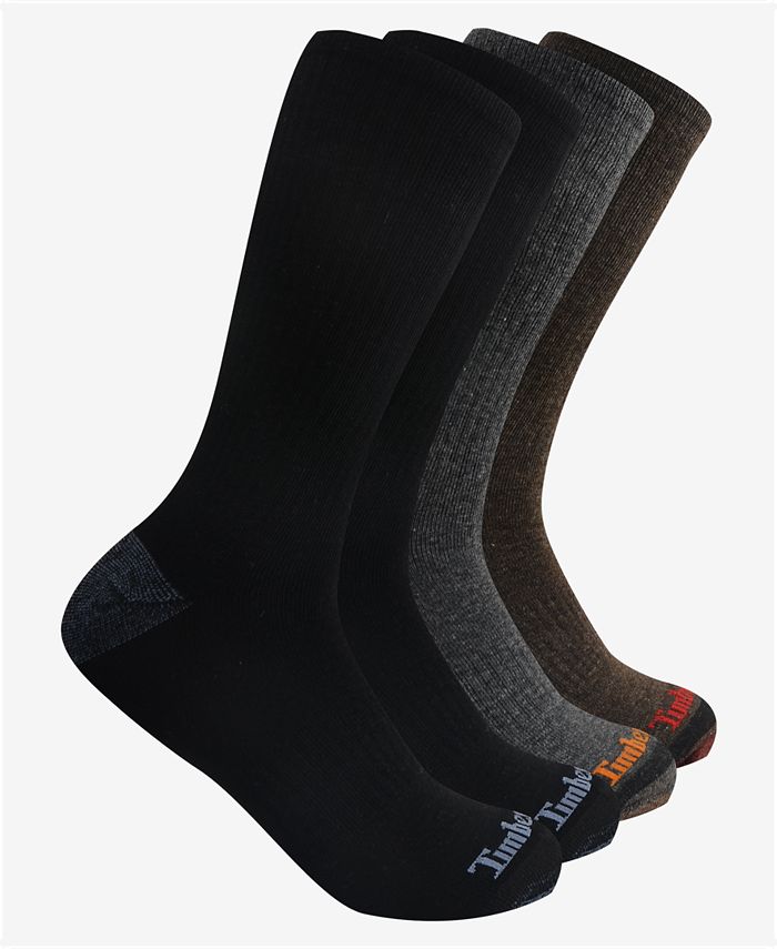 Timberland Men's Crew Socks, Pack of 4 - Macy's