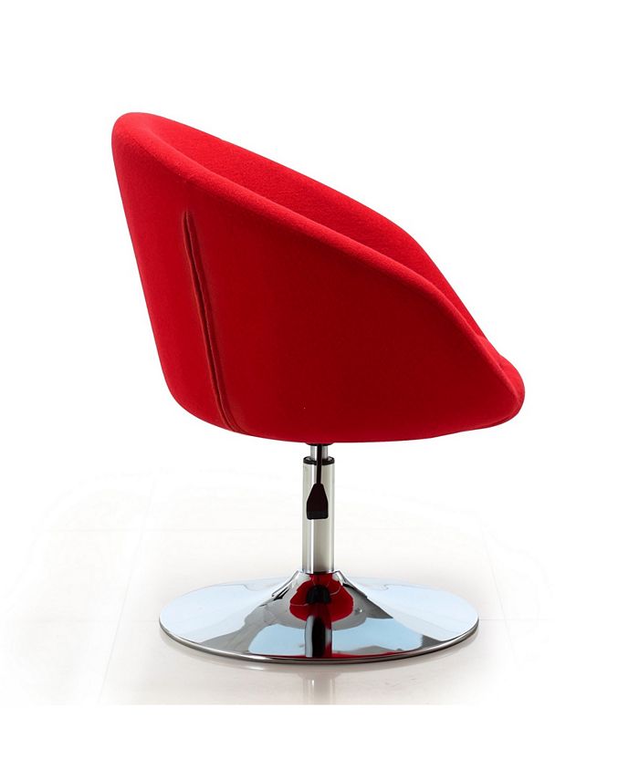 Manhattan Comfort Hopper Swivel Adjustable Height Chair, Set of 2 - Macy's