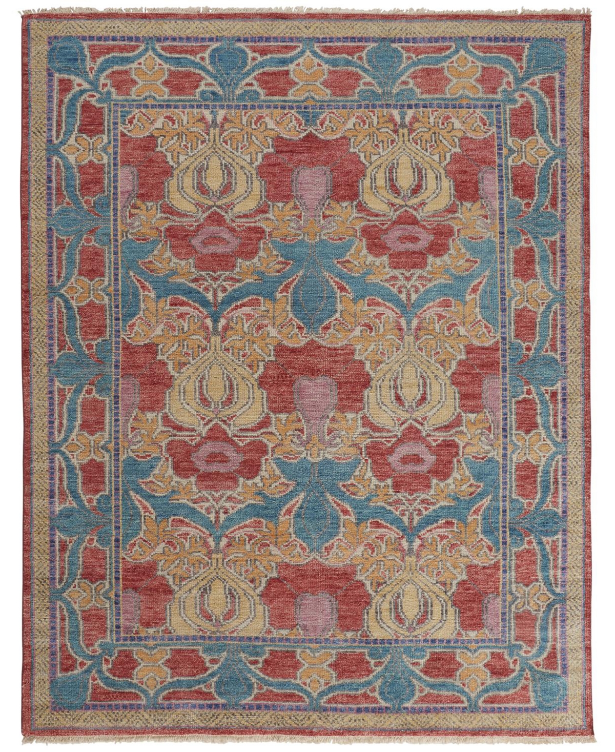 Click here for Feizy Beall R6633 36 x 56 Area Rug - Blue  Red prices