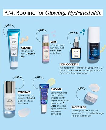 Sunday Riley 7-Pc. Go To Bed With Me Complete Evening Skincare Routine ...